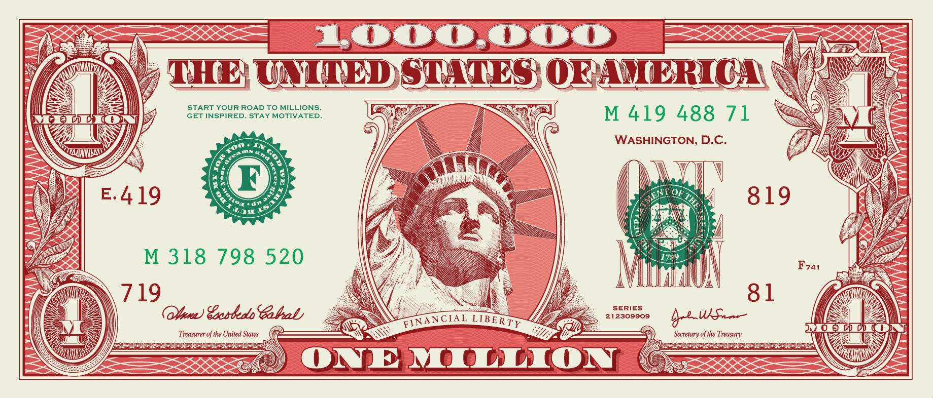 One Million Classic Liberty - MyOwnMillion.com